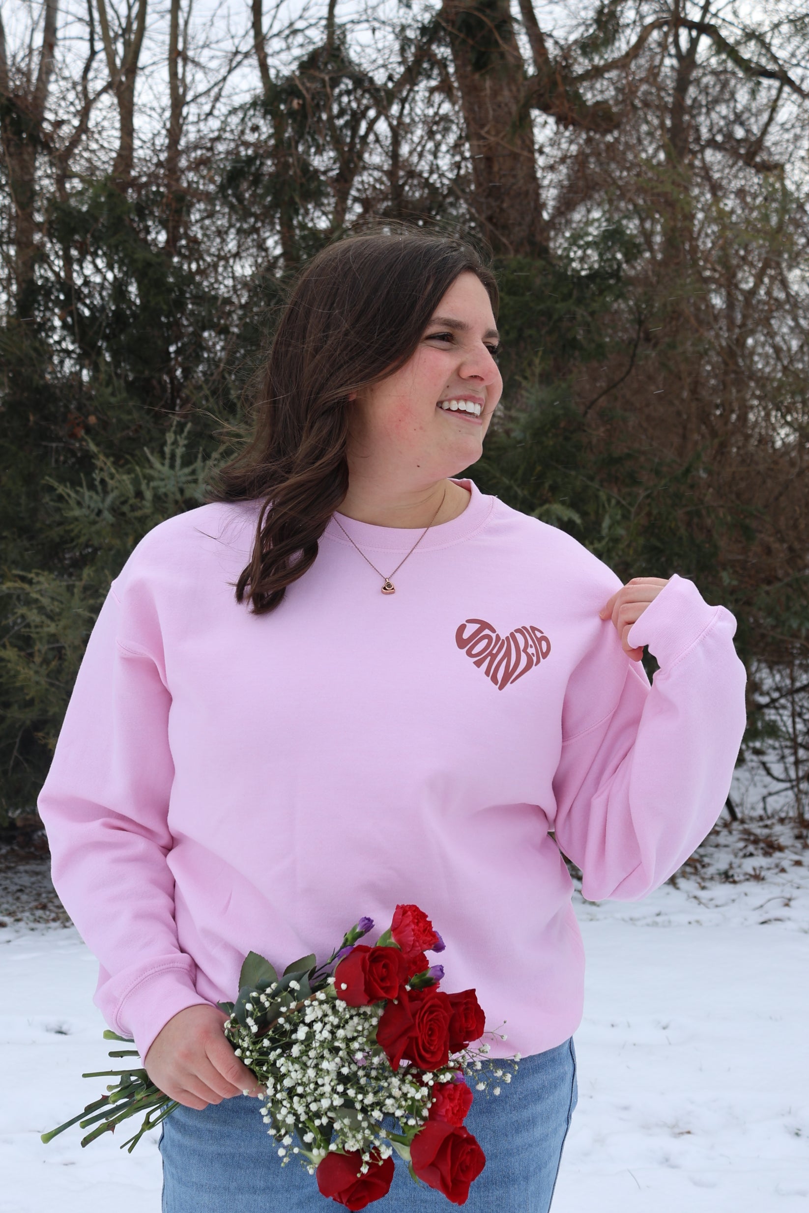 For God so Loved Crewneck – Sufficient Grace Threads